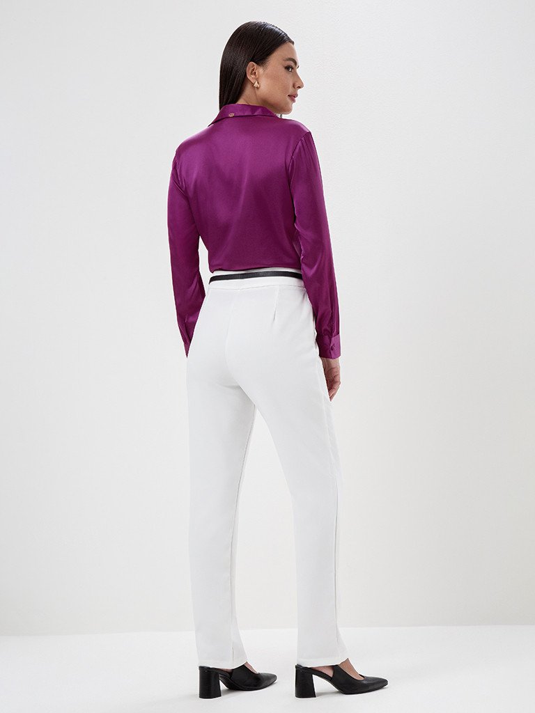 Camisa Manga Longa Super Comfy Magenta Rosana